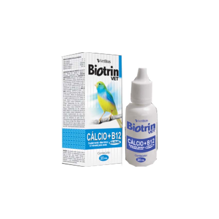 Biotrin Cálcio e B12 20ml | Shopee Brasil