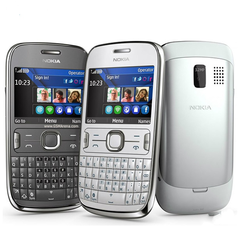 COD Desbloqueado Nokia ASHA 3020 302 3G Rede GSM WIFI Bluetooth JAVA 3 ...
