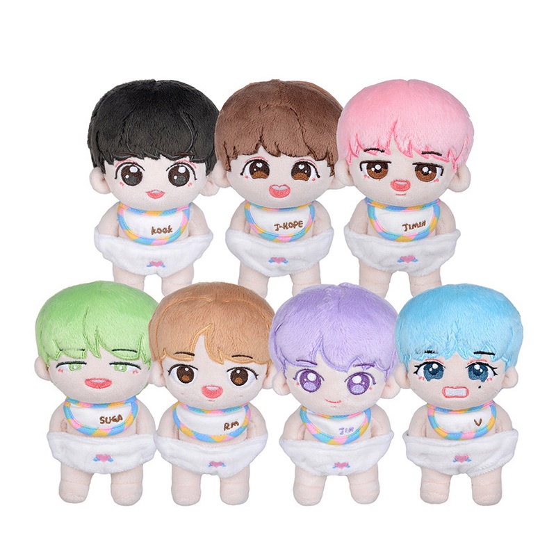 Bangtan Boys Plush Toy JIMIN SUGA JK V JIN Boneca De Pelúcia Recheada ...