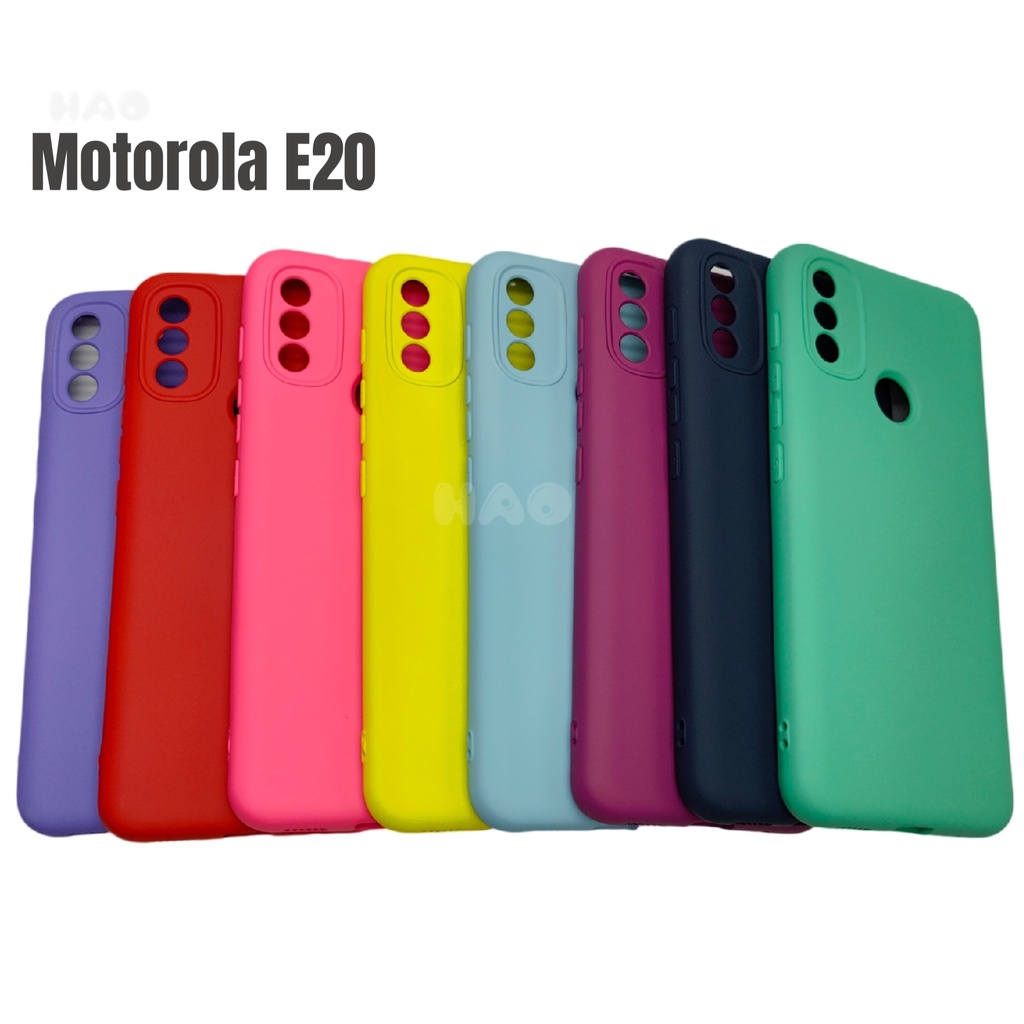 Capa Capinha Silicone Aveludada Case Para Motorola Moto E20 | Shopee Brasil