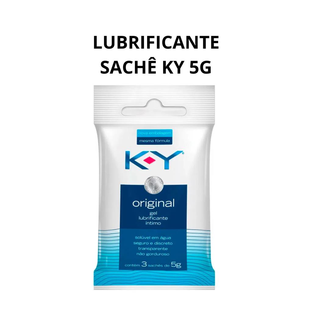 Gel Lubrificante Intimo K-Y Sache 5g 5 Unidades | Shopee Brasil
