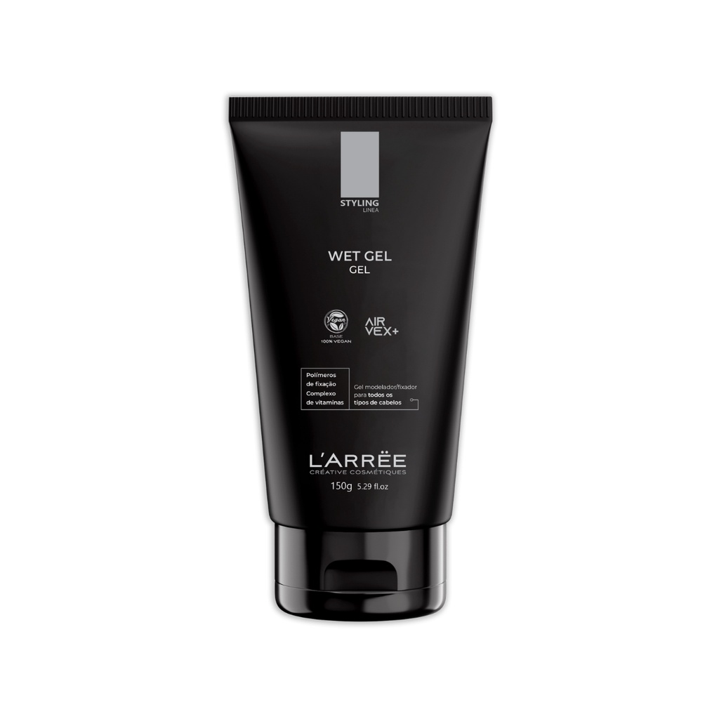 Gel Fixador Styling Wet Gel LARREE 150g | Shopee Brasil