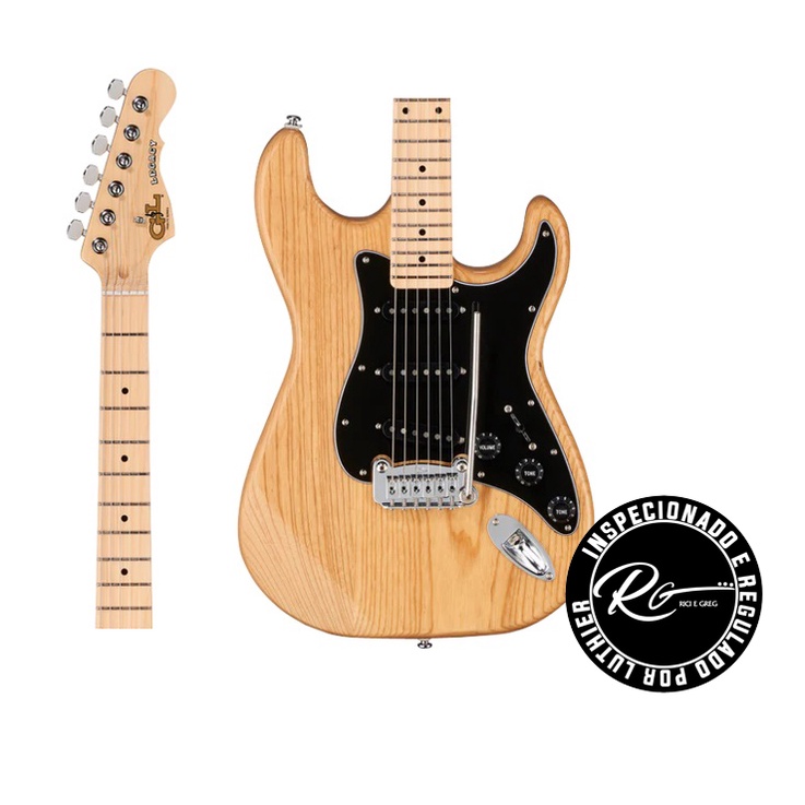 GUITARRA G&L STRATO TRIBUTE LEGACY MP SWAMP ASH NATURAL | Shopee Brasil