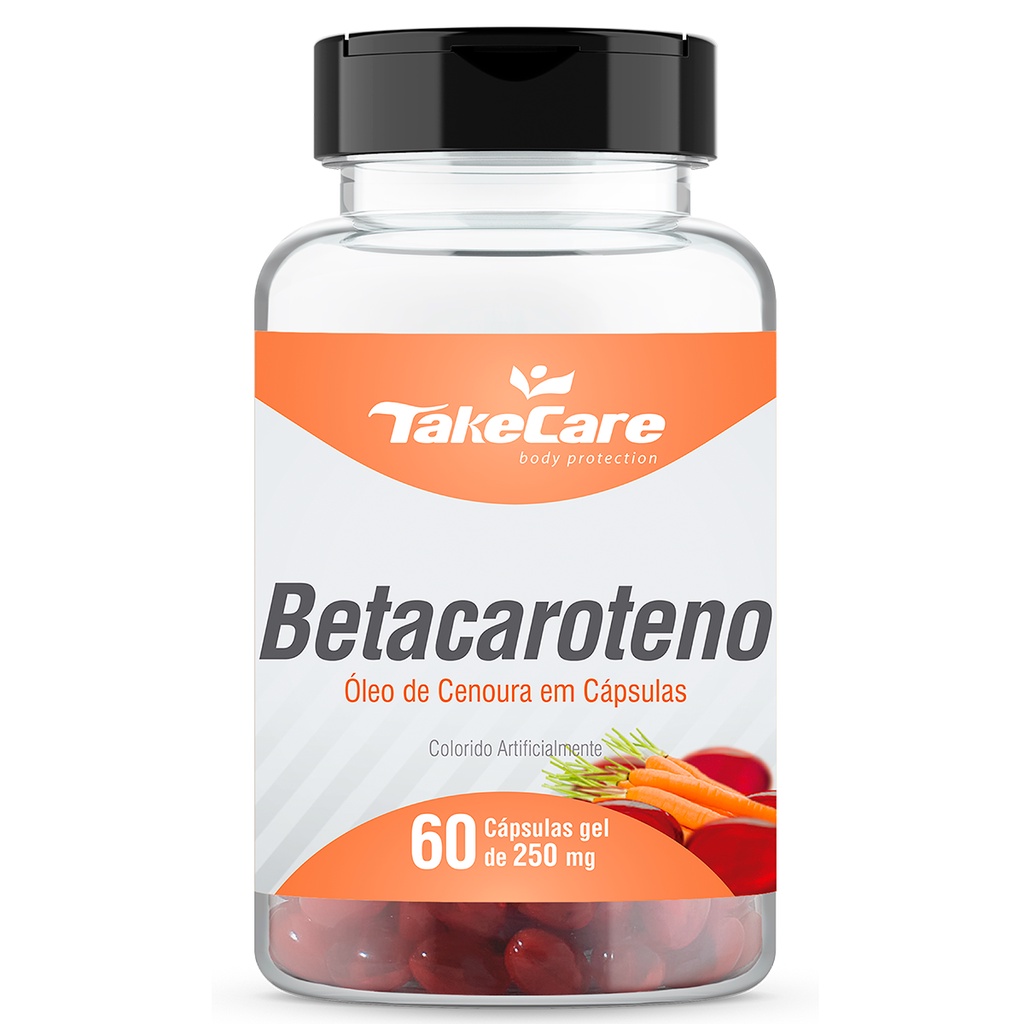 Beta Caroteno - 60 Capsulas Take Care | Shopee Brasil