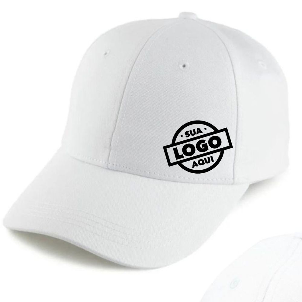 Bone Personalizado 5 Pecas Sua Arte Logo Empresa Aba Curva | Shopee Brasil