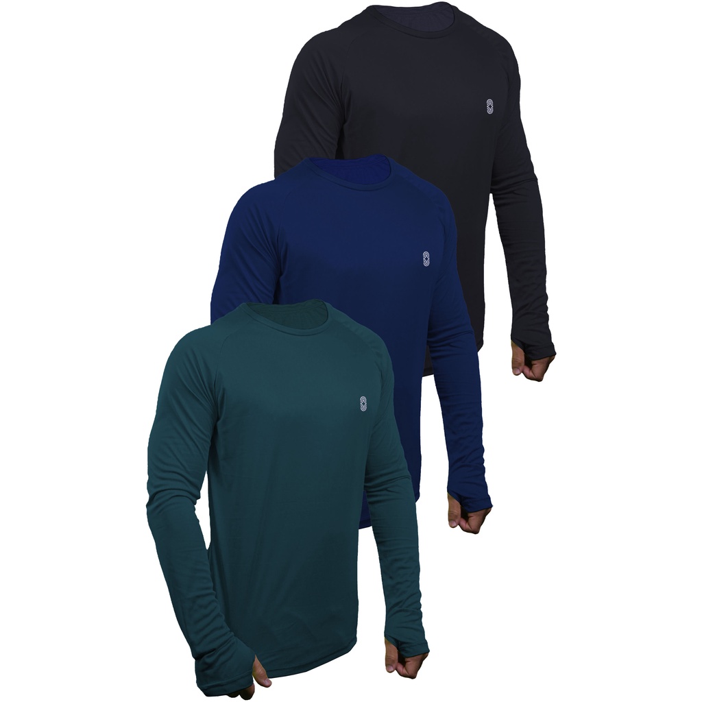 Camiseta Skube Com Proteção UV 50+ Dry Fit Segunda Pele Térmica Tecido ...
