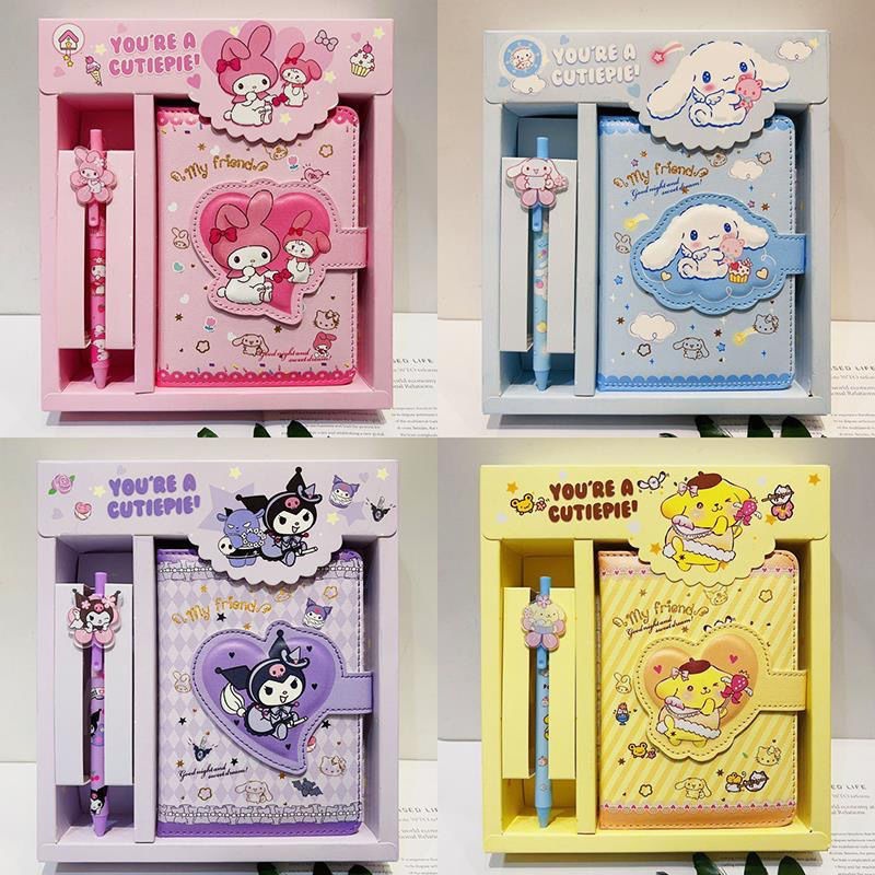 [Haroro] Conjunto De Livros De Diário Mymelody De 21 Cm Hellokitty Cute ...
