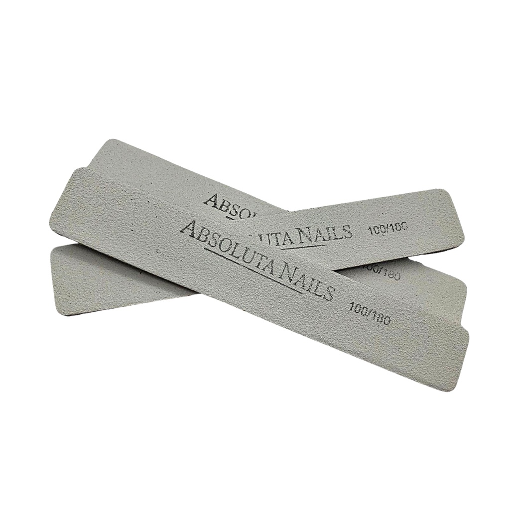 LIXA PARA ALONGAMENTO DE UNHAS RETA 100/180 ABSOLUTA NAILS MAIOR ...
