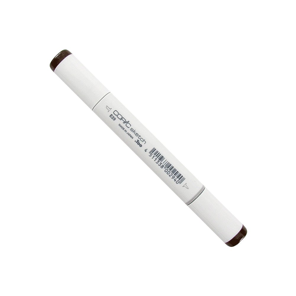 Marcador Para Desenho Copic Sketch E29 Burnt Umber | Shopee Brasil