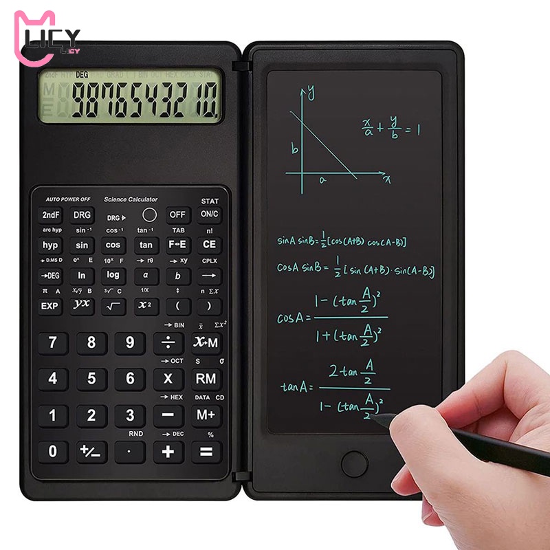 LICY Calculadoras Científicas Dobráveis Digitais De 10 Dígitos Com Uma ...