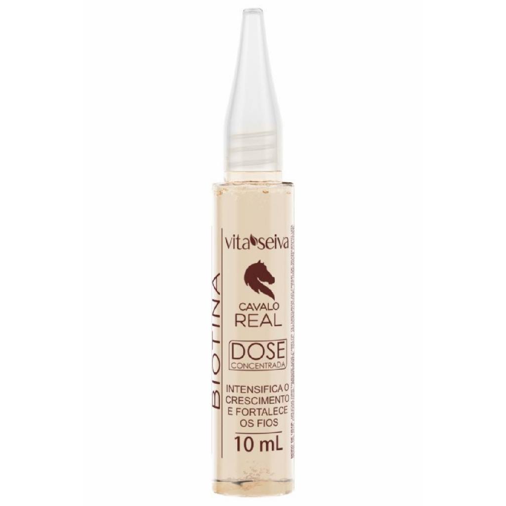 Kit 2 Ampolas Biotina Crescimento Capilar Cavalo Real 10ml | Shopee Brasil