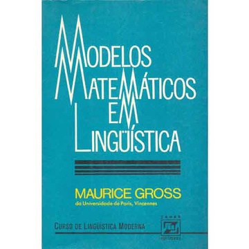 Modelos Matemáticos em Linguística de Maurice Gross | Shopee Brasil