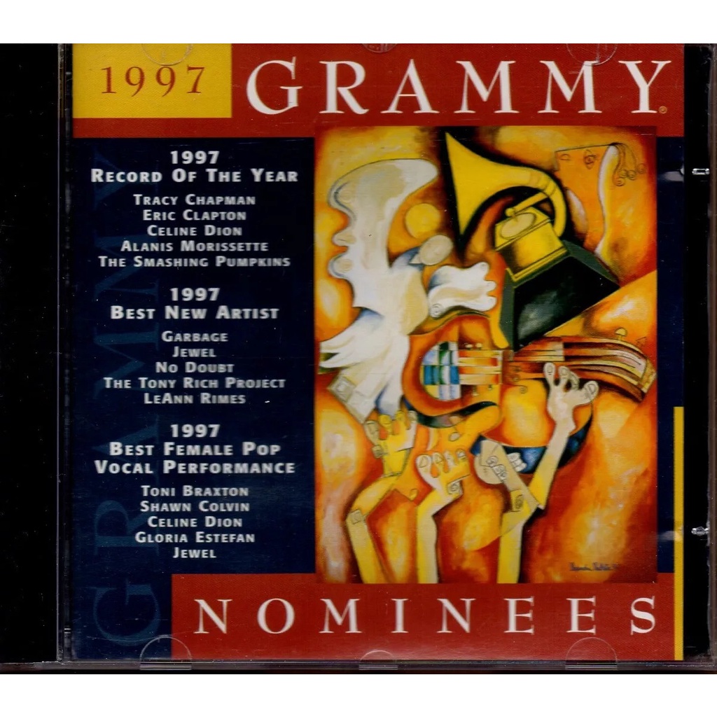 Cd Grammy Nominees 1997 - Tracy Chapman - Eric Clapton | Shopee Brasil