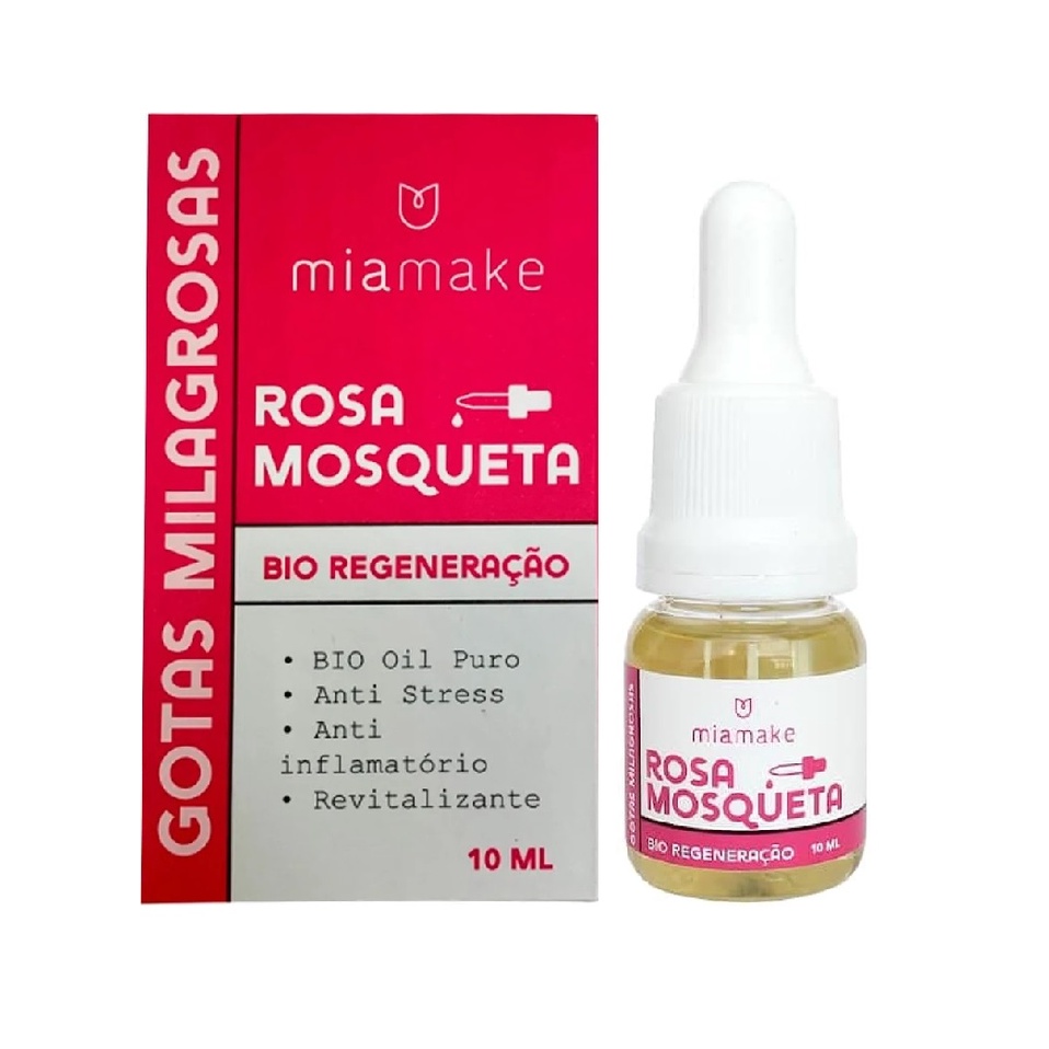 Mia Make Rosa Mosqueta Gotas Milagrosas 10ml | Shopee Brasil