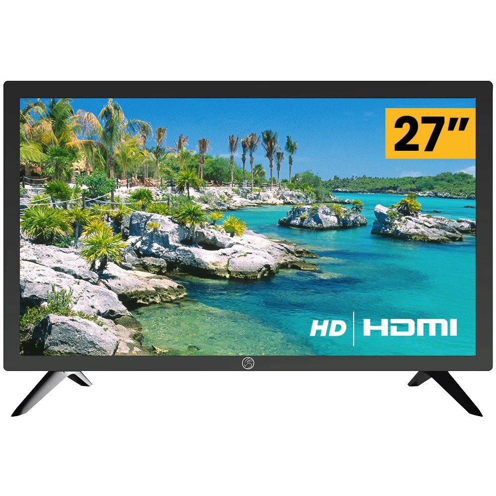 Monitor Tv Brazilpc 27" com Conversor Digital Led Hdmi Usb Av H270-t ...