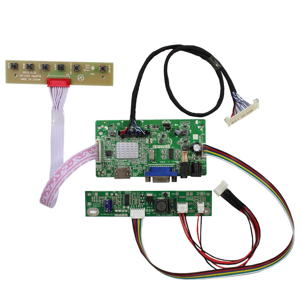 Placa Controladora De Tela LCD VSDISPLAY HD-MI VGA Para LM215WF3 SDA1 ...