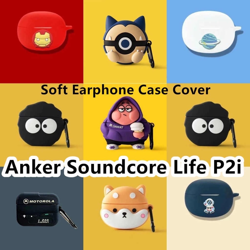 Trend Front 】 for Anker Soundcore Life P2i Case Cartoon Interessante ...