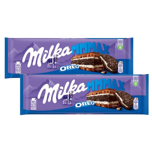 Kit 2 CHOCOLATE MILKA OREO 300G | Shopee Brasil