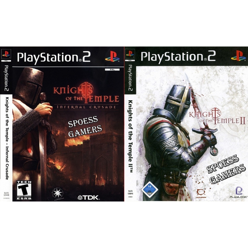 Jogo Ps 2 Knights Of The Temple 1 E 2 Coleção (2 Dvd) De | Shopee Brasil