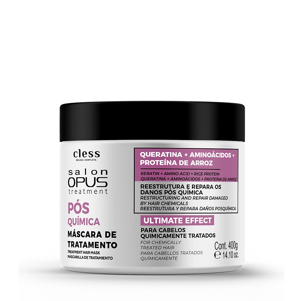 MASCARA DE HIDRATACAO CLESS SALON OPUS POS QUIMICA - 400G | Shopee Brasil