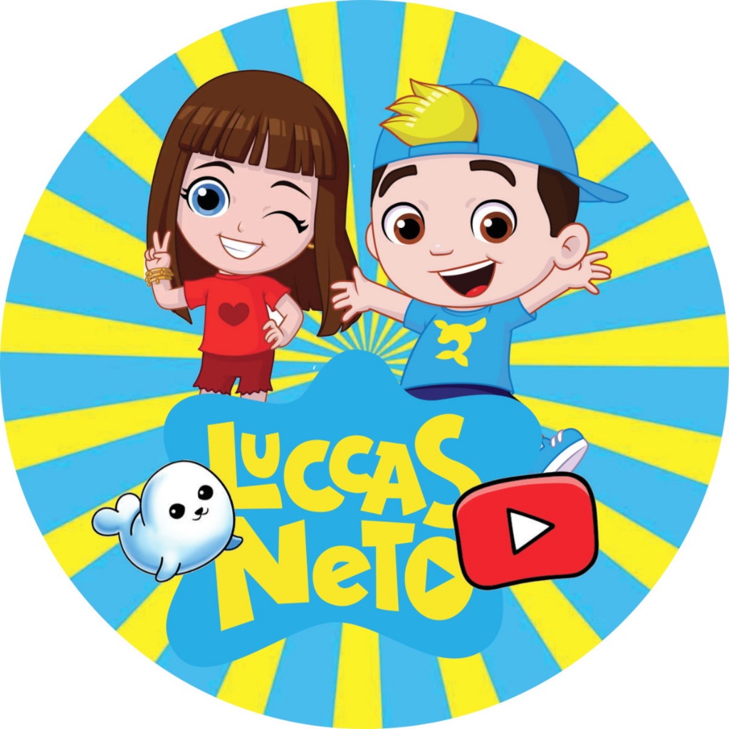 Painel Redondo Tecido Sublimado Lucas Neto E As Aventureiras | Shopee ...
