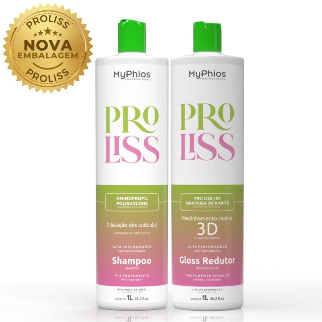 kit Progressiva Pro Liss My phios 2x1L | Shopee Brasil