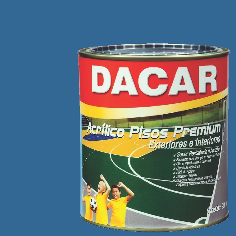 Tinta Piso Premium Dacar Azul 900 Ml | Shopee Brasil