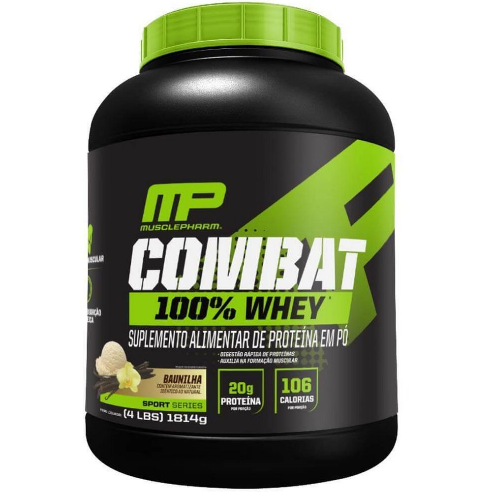 Whey Protein Combat Muscle Pharm - 1814g | Shopee Brasil