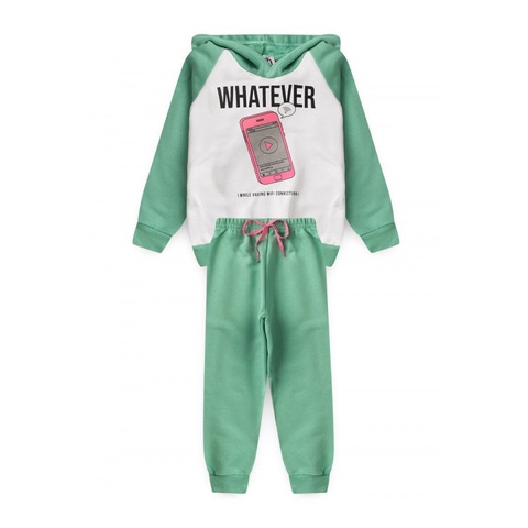 Conjunto Feminino Infantil Whatever Verde | Shopee Brasil