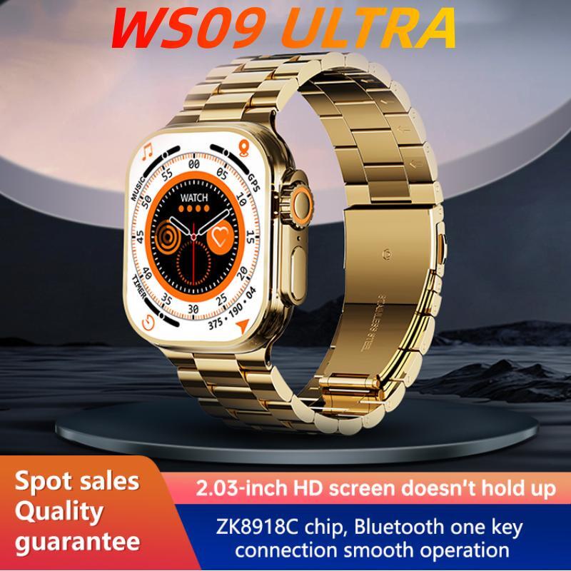 Ws09 Smart Watch Ultra Marca Ip68 Posicionamento GPS Masculino À Prova ...
