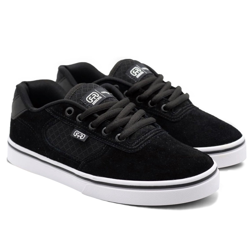 TENIS HOCKS FLAT LITE BLACK/WHITE | Shopee Brasil
