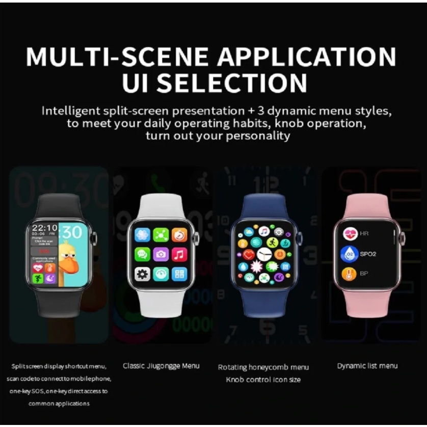 Smartwatch Hw19 Relógio Inteligente 44mm Com Duas Pulseiras | Shopee Brasil