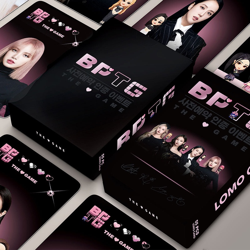 55 Pcs BLACKPINK BPTG Álbum Lomo Card Kpop Photocards Série Cartões ...
