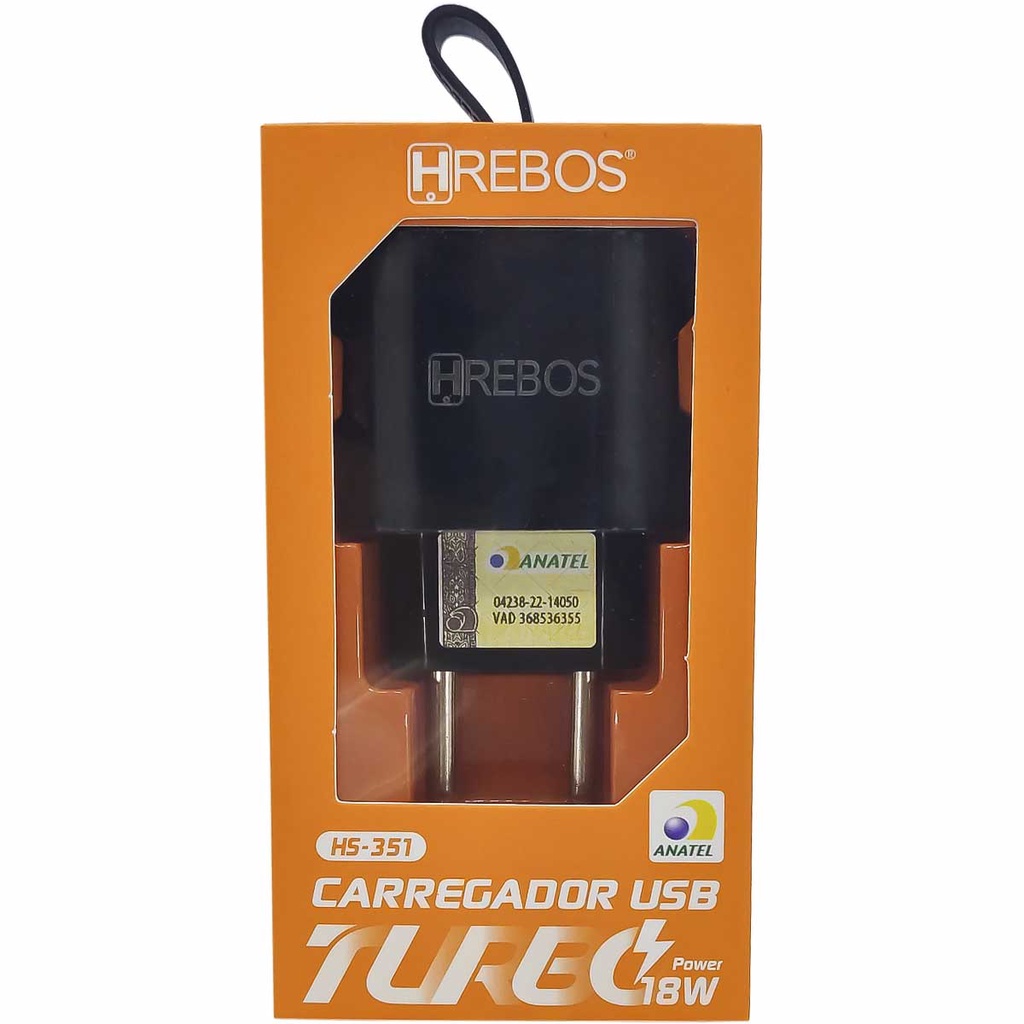 Fonte Carregador Turbo 18w Tomada Usb Anatel Celular Tablet | Shopee Brasil