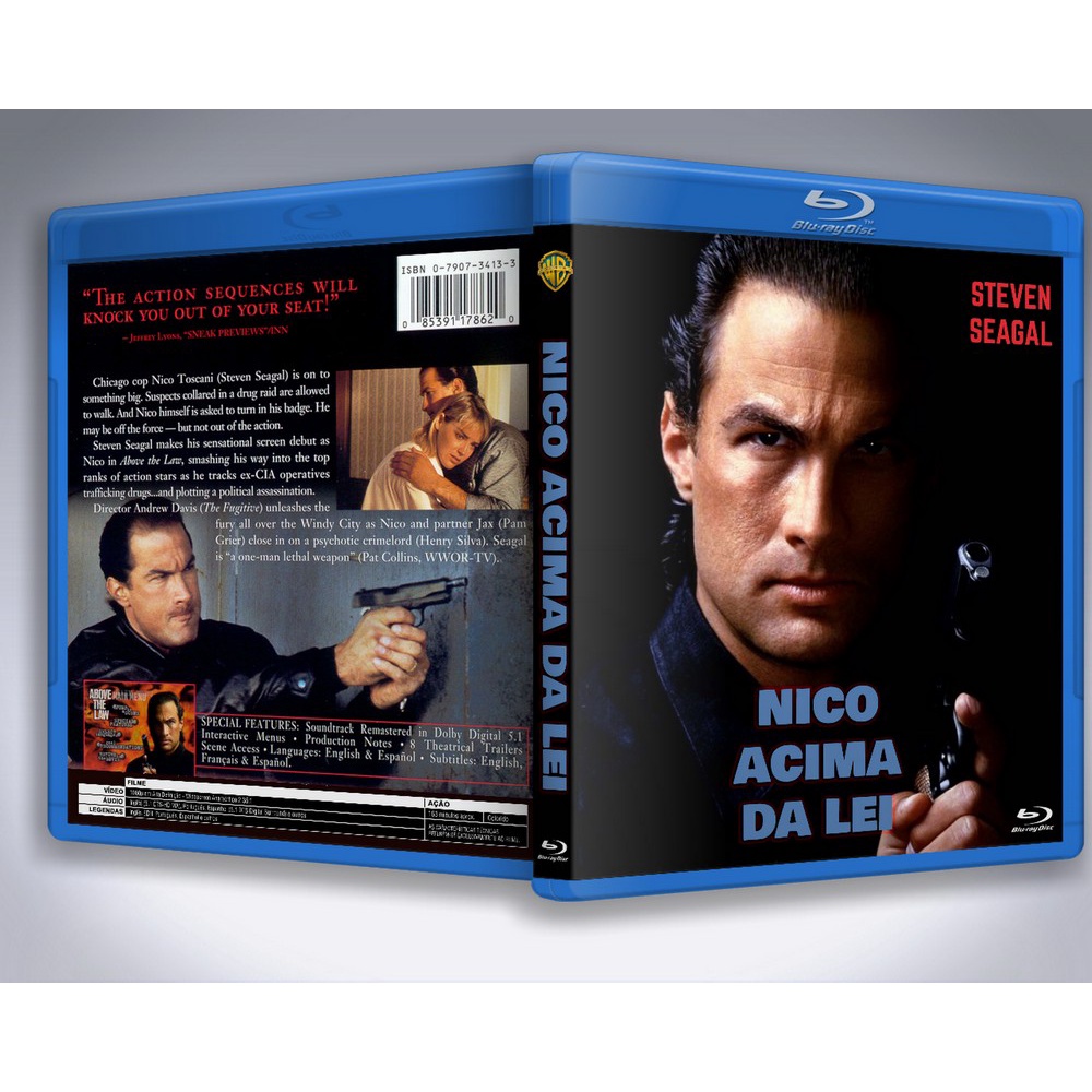 Blu-ray: Nico - Acima Da Lei DUB/LEG [PERSONALIZADO] | Shopee Brasil
