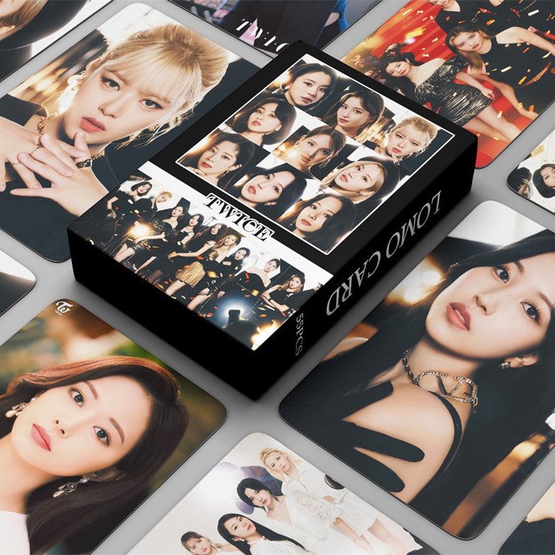 55pcs/box TWICE Celebrate Photocards Album Formula of Love : O+T=