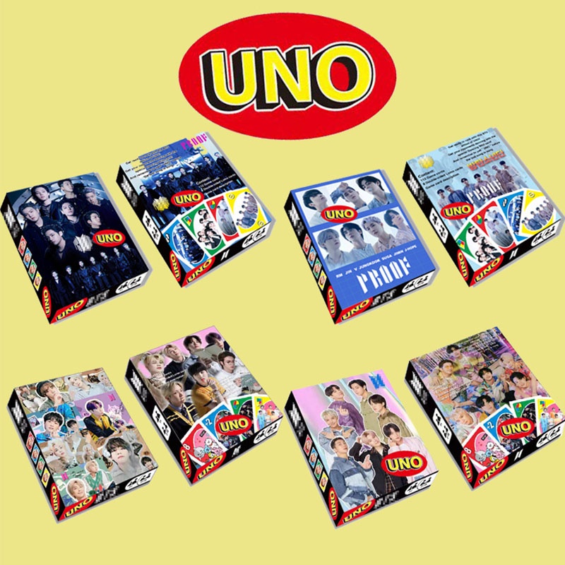 1112pcs/Set BTS UNO Cards Game Bangtan Card Board Com Amigo E Família ...
