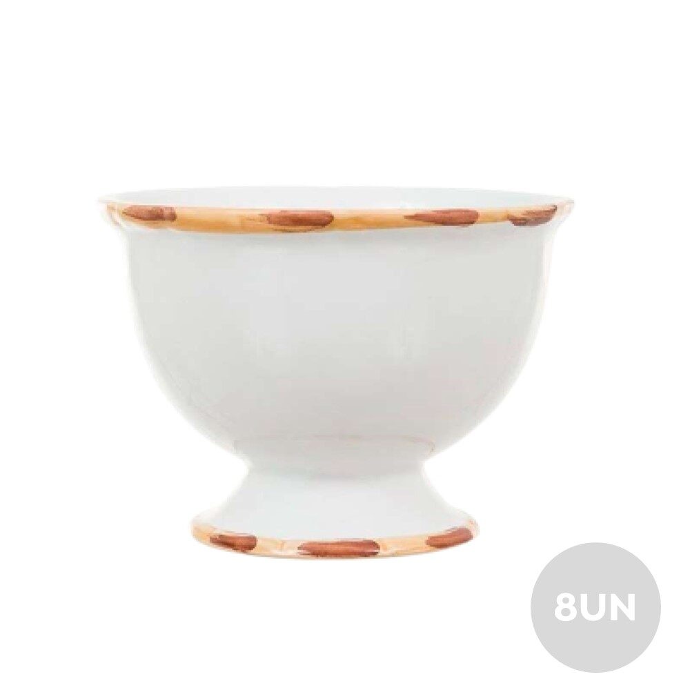 Jogo 8 Mini Bowls Bambu com Pé Tigela 8cm Scalla 1ª Linha | Shopee Brasil