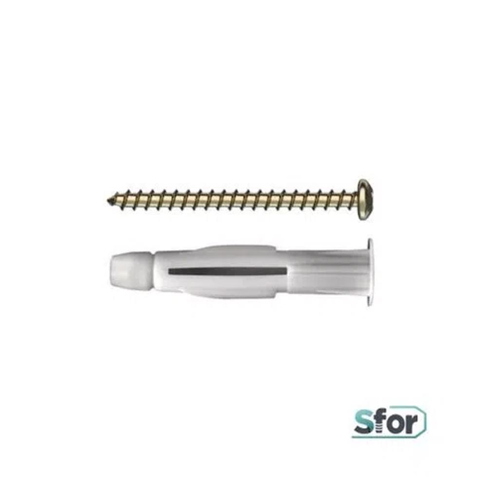 Parafuso Chip PHS 4,0X45 + Bucha MU 6 Cartela com 30 peças - Sfor ...