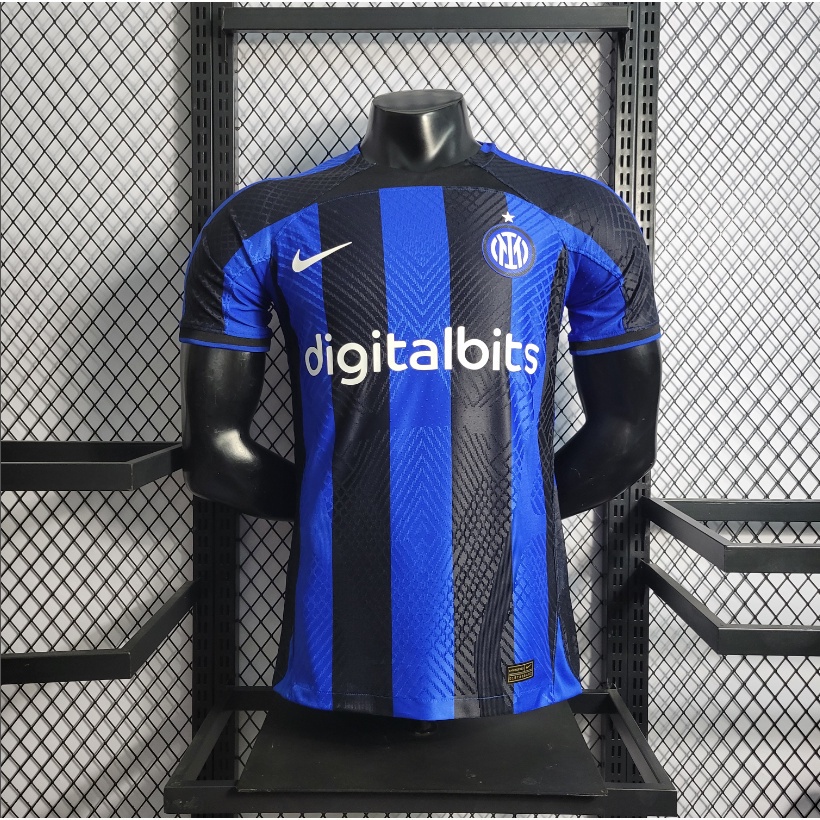 Camisa Inter de milo 2022-2023 I Player Edition Azul Straw Football ...