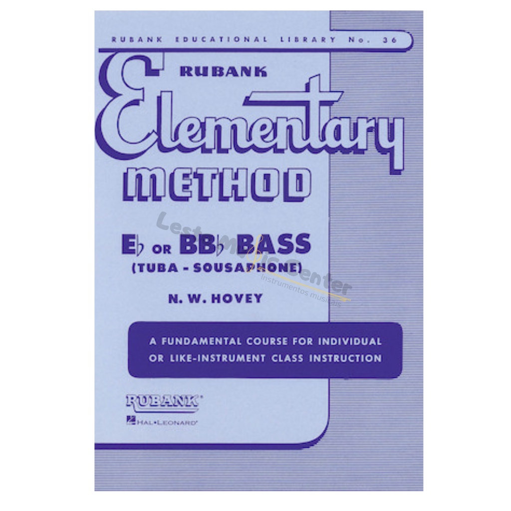 RUBANK ELEMENTARY METHOD - BASS/TUBA | Shopee Brasil