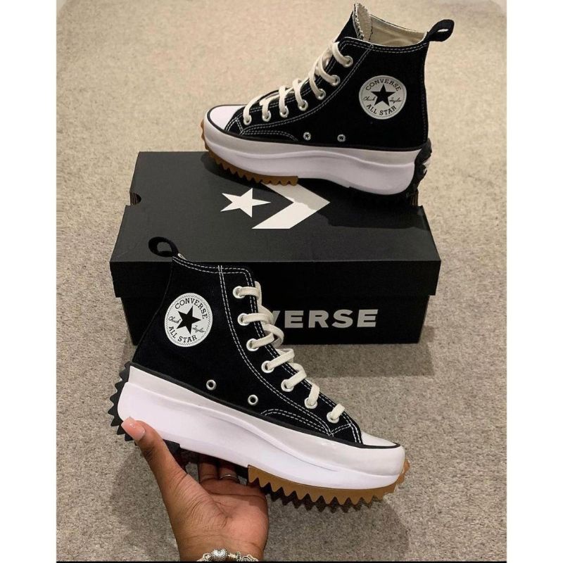 Tênis Bota Coturno All Star Chuck Taylor Tratorada Feminina Sola Macia ...
