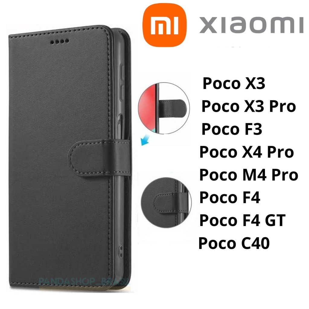 Capa Capinha Carteira Anti Shock Para Xiaomi Poco X3 / X3Pro / F3 / X4 Pro / M4Pro / F4 Case ...