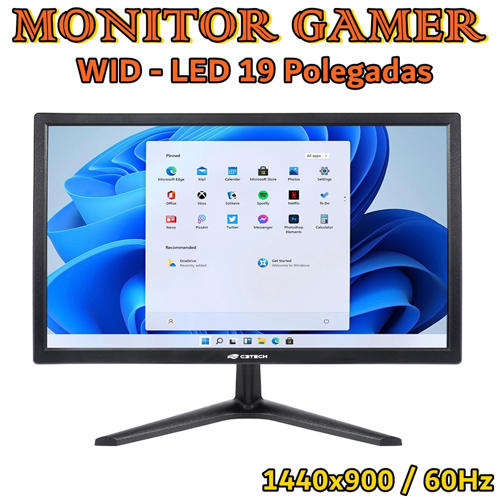 Monitor Gamer 19 polegadas | Shopee Brasil