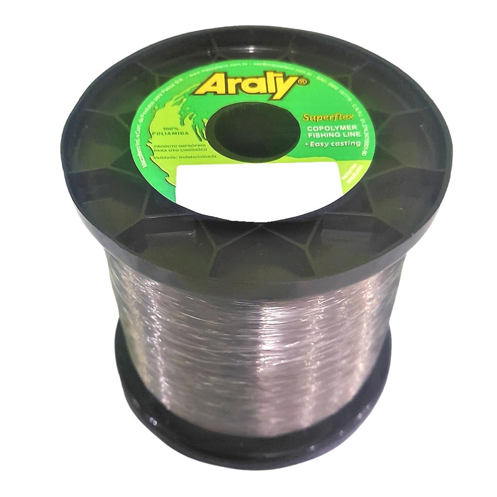 Linha Pesca Artesanato Nylon Araty Superflex Prata 250 Gramas Varias ...