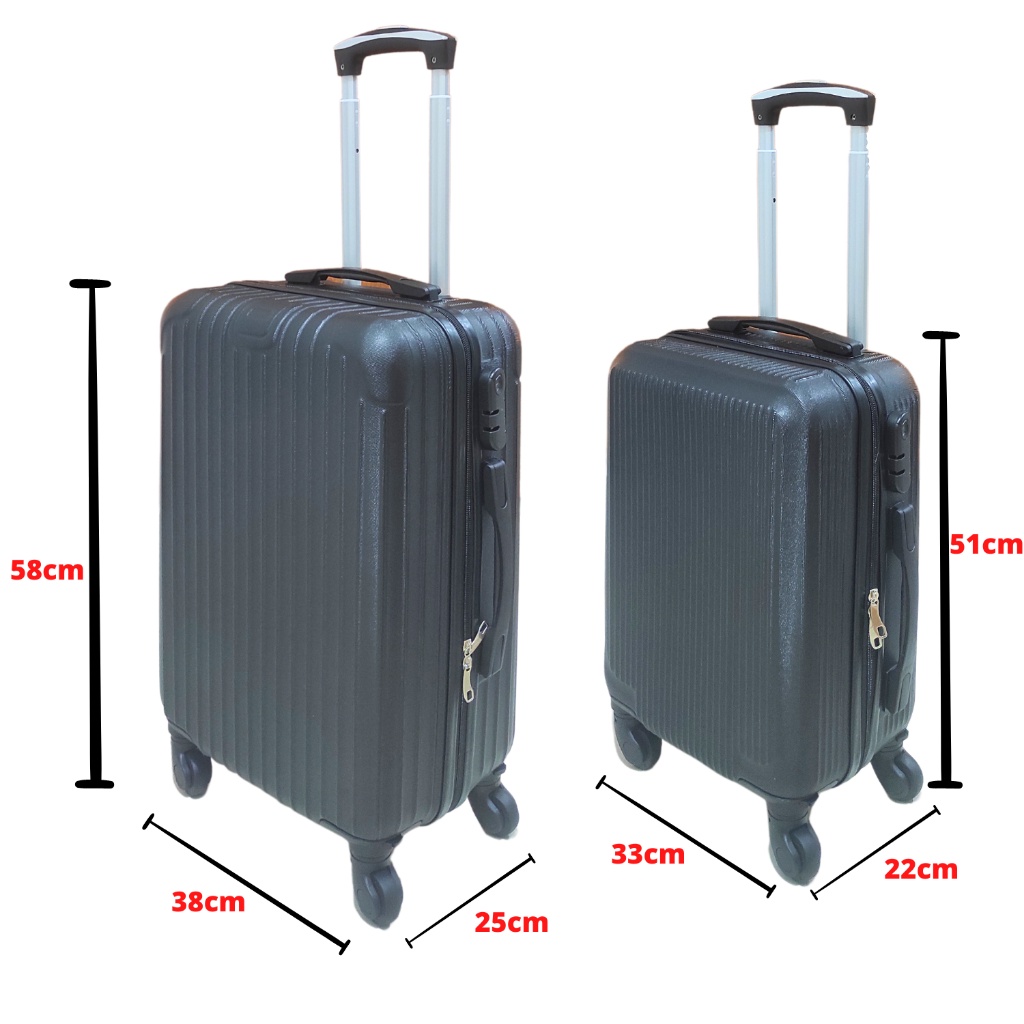 Conjunto de Mala Grande Capacidade 23kg e Pequena 10kg, mala de bordo e ...