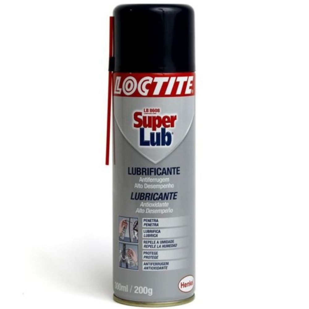 LUBRIFICANTE LOCTITE SUPER LUB LB 8608 AE 300ML | Shopee Brasil