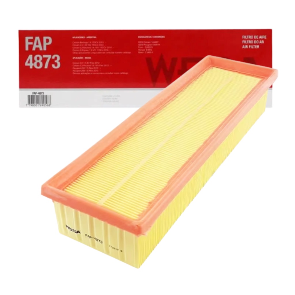 Filtro de Ar Motor Wega Fap 4873 - Original 1 Unidade | Shopee Brasil
