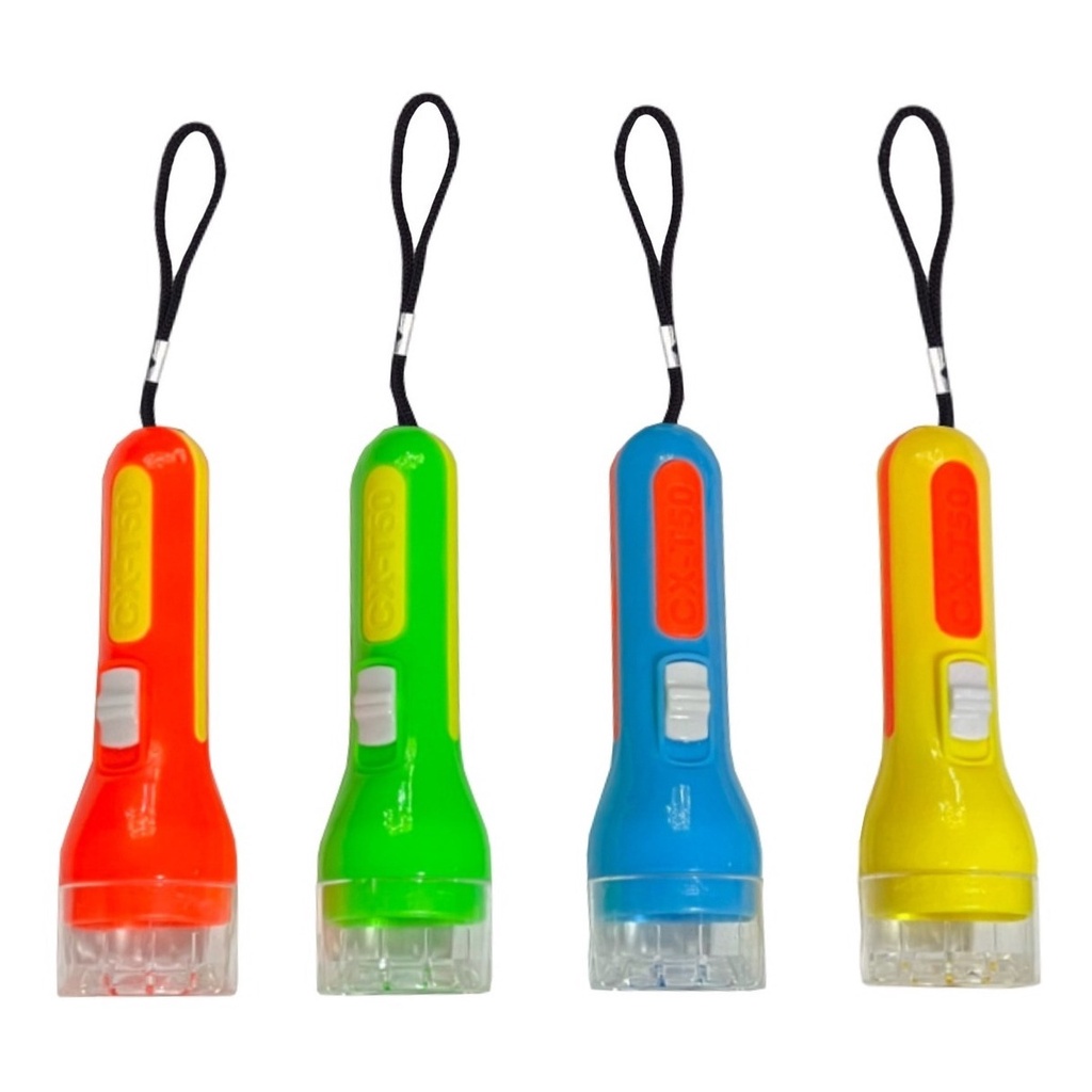 Kit Mini Lanterna De Led Infantil Chaveiro Lembrança Brincar Diversão ...