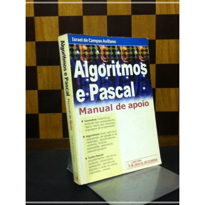 Algoritmos E Pascal: Manual De Apoio | Shopee Brasil